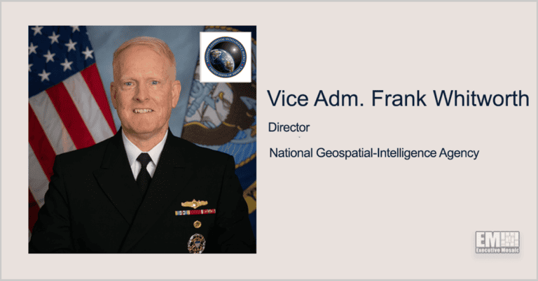 Vice Adm. Frank Whitworth Officially Assumes NGA Director Role | Wash100